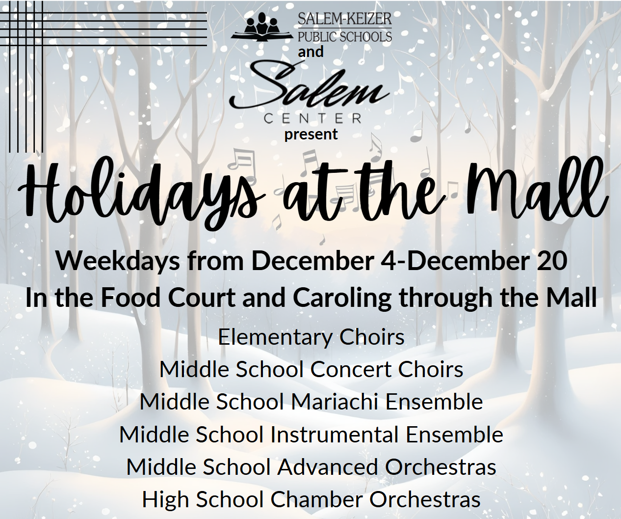Holidays at the Mall | Salem Center
